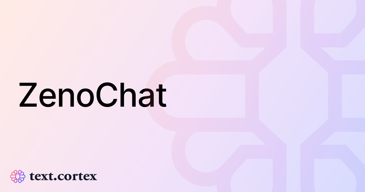 제노챗 - 비즈니스를 위한 ChatGPT 대체 솔루션 TextCortex